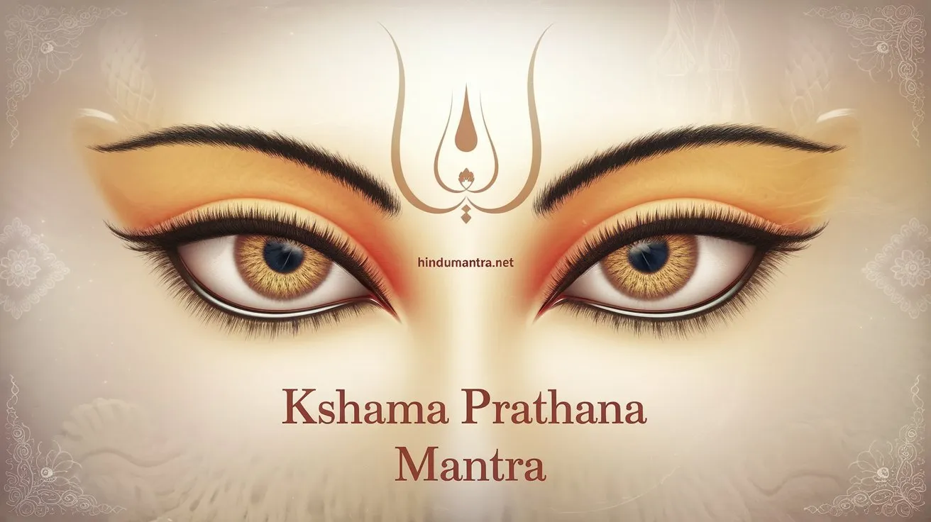 Kshama Prarthana - Hindu Mantra